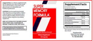 Super Memory Formula Review - Unveiling the Genuine Memory Booster.